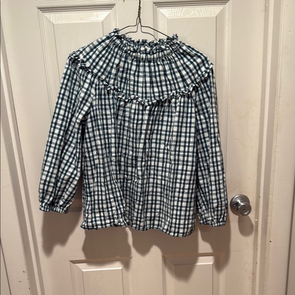 Universal Thread | Tops | Universal Thread Blue And White Blouse With ...